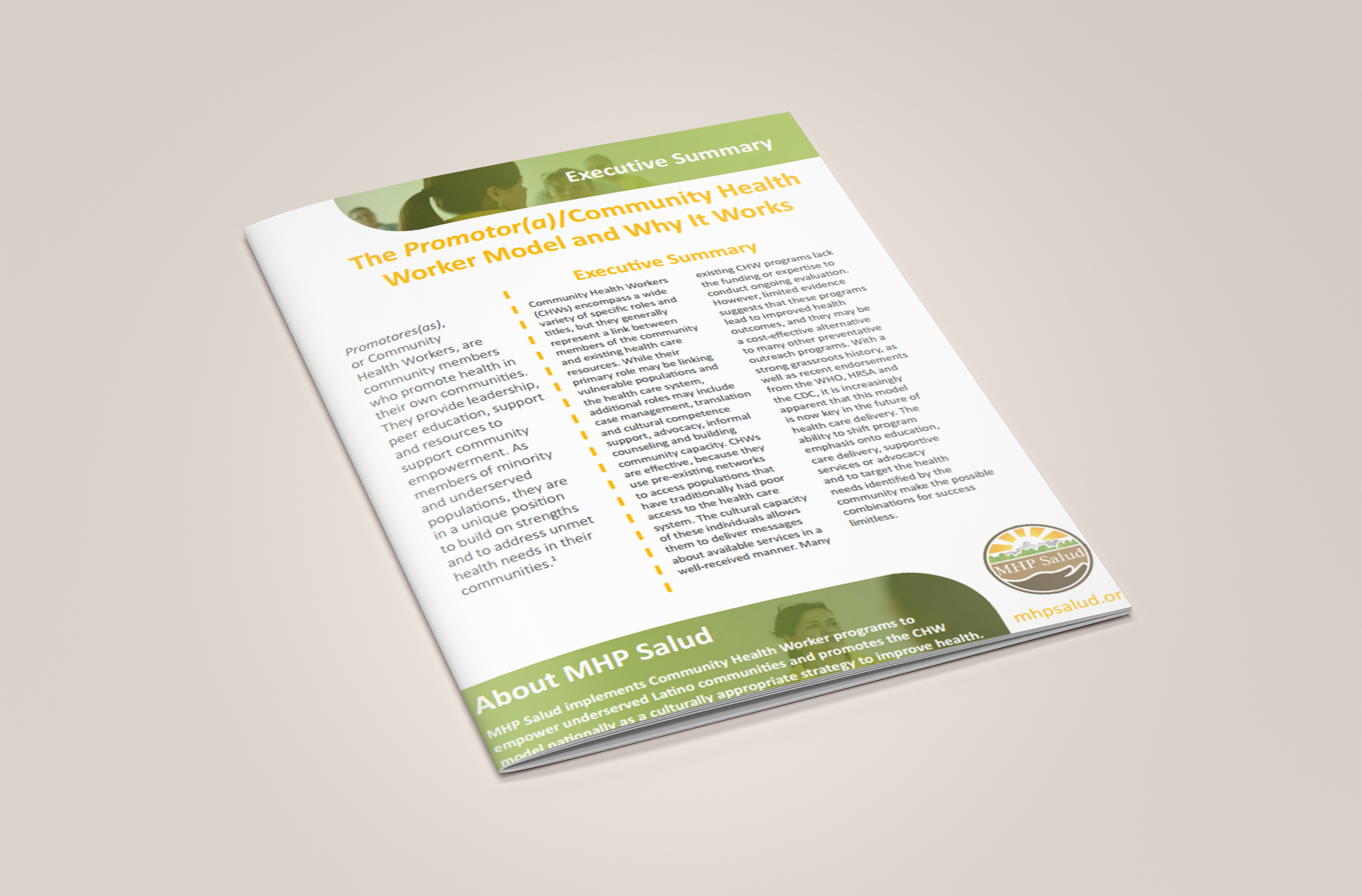 One Page Brief Report CHWs And Why They Work MHP Salud